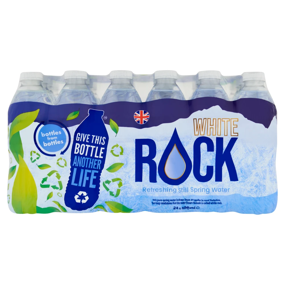 White Rock Spring Water Water 24 X 500ml | Water | Joybuy