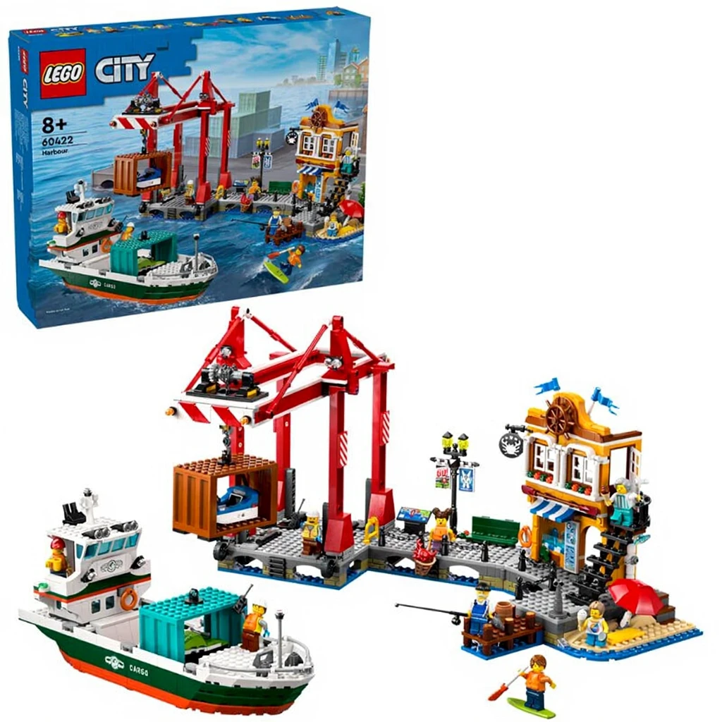 Lego 60422 City Seehafenterminal mit Frachtschiff | LEGO | Joybuy