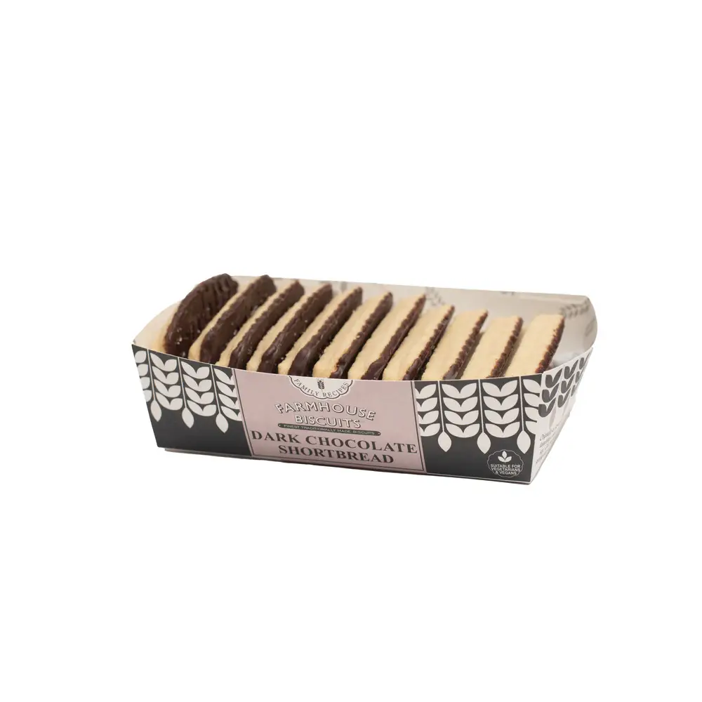 Farmhouse Biscuits Half Coated Chocolate Shortbread Fingers 150g ...