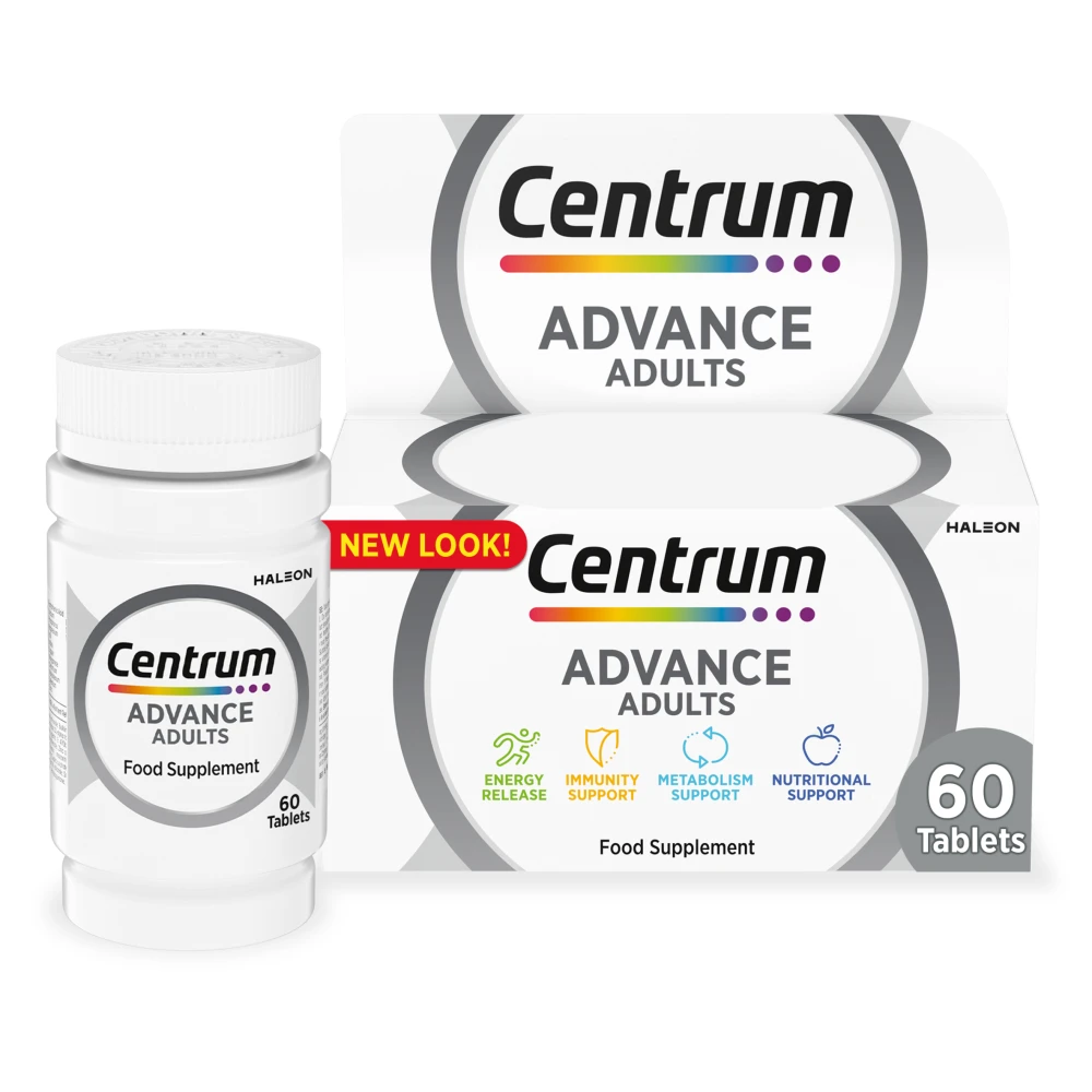 Centrum Advance Multivitamin Daily Wellness Support Tablets - 60 ...