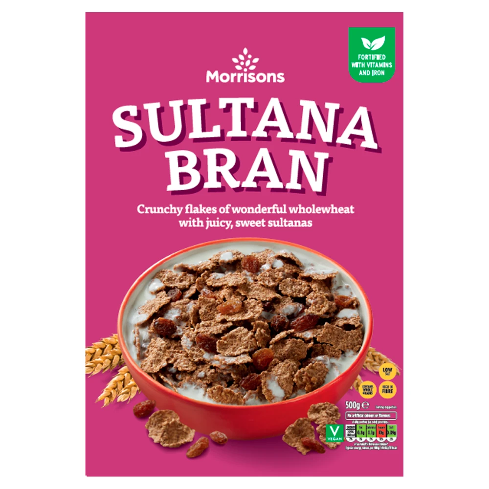 Morrisons Sultana Bran 500g | Cereals | Joybuy