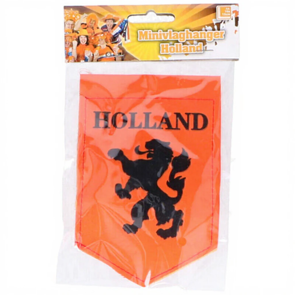 Nederlandse mini-vlag met zuignap - Oranje, 10 x 15 cm | Decoratie | Joybuy