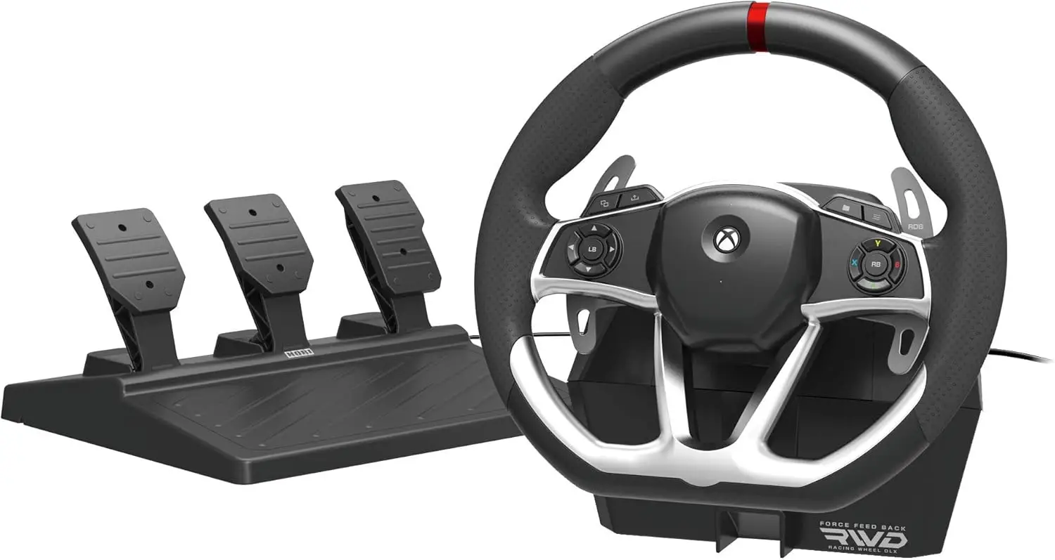 HORI Force Feedback Racing Wheel DLX (Xbox) | Gaming Steering Wheels ...