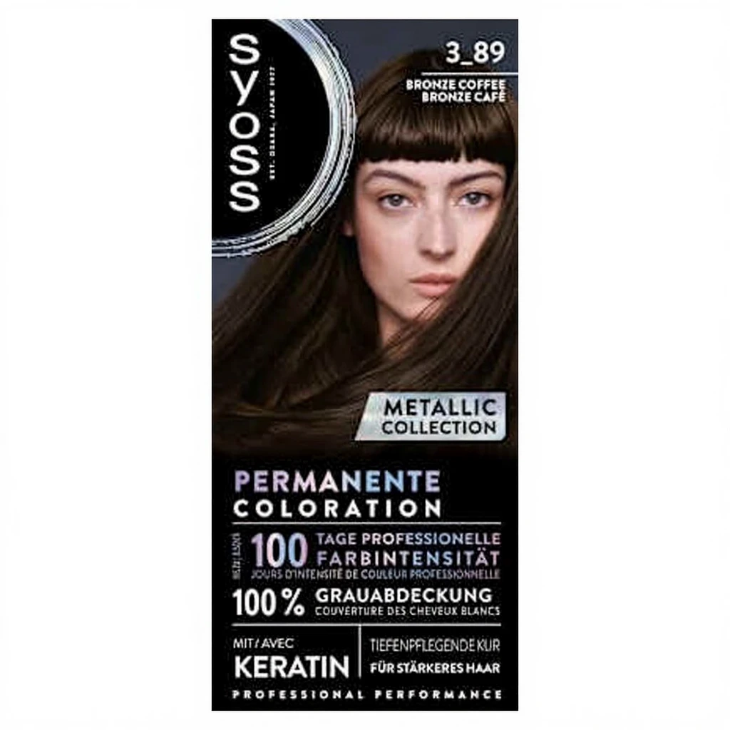 syoss Metallic Reflex Haarfarbe 3_89 Bronze Kaffee | Haarfärbemittel ...