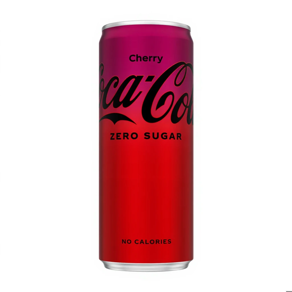Coca-Cola Zero Sugar Cherry Soda - 250 ml | Koolzuurhoudende ...