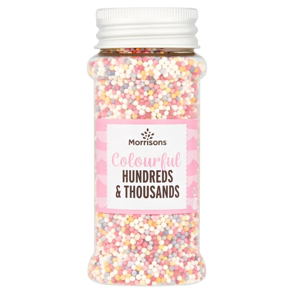 Morrisons Colourful Hundreds & Thousands 80g | Home Baking & Sugar | Joybuy