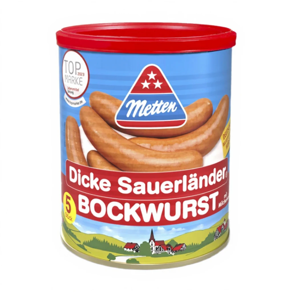 Metten Sour Sausage 5 X 80g | Dosenware | Joybuy