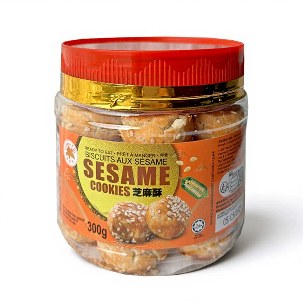 Golden Lily Sesam Krokante Koekjes 300g/pot | Koekjes | Joybuy