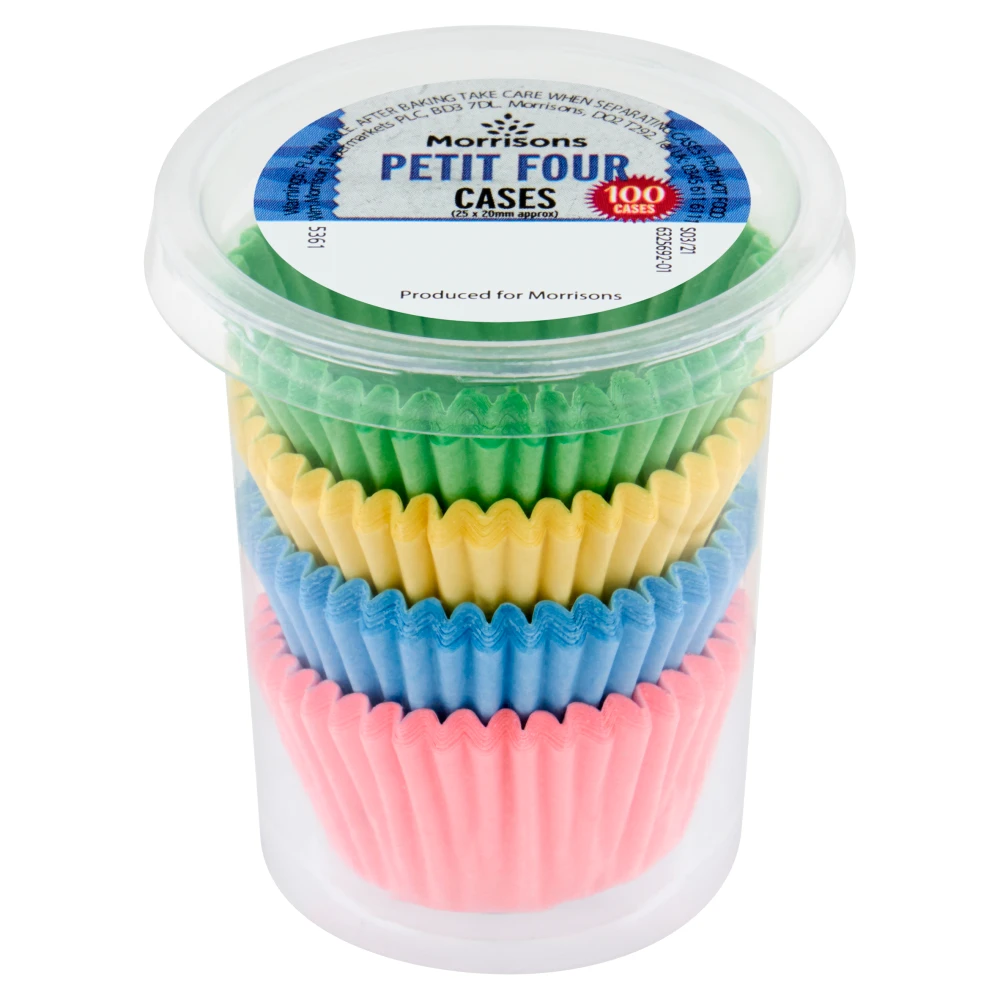 Morrisons Petit 4 Paper Cases 100 Pack | Home Baking & Sugar | Joybuy