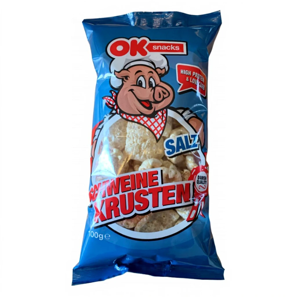 Ok Snacks Schweinekrusten 100 G | Snacks & Nüsse | Joybuy