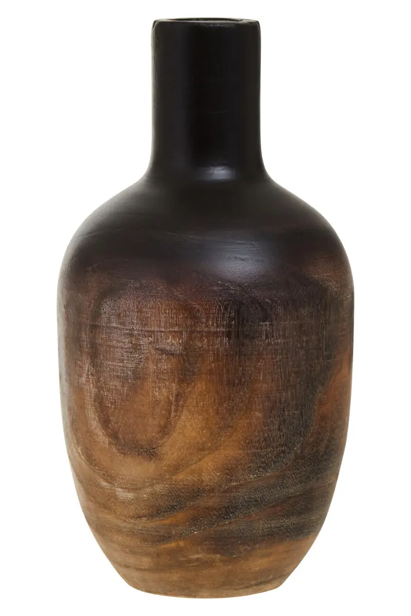 Fifty Five South Vase Arlo Ombre Wooden Natural Large | Vases & Bowls ...