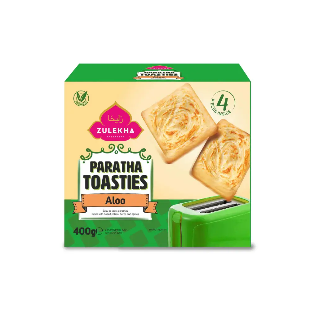 Zulekha Paratha Toasties Aloo 400g | Frozen Ready Meals | Joybuy