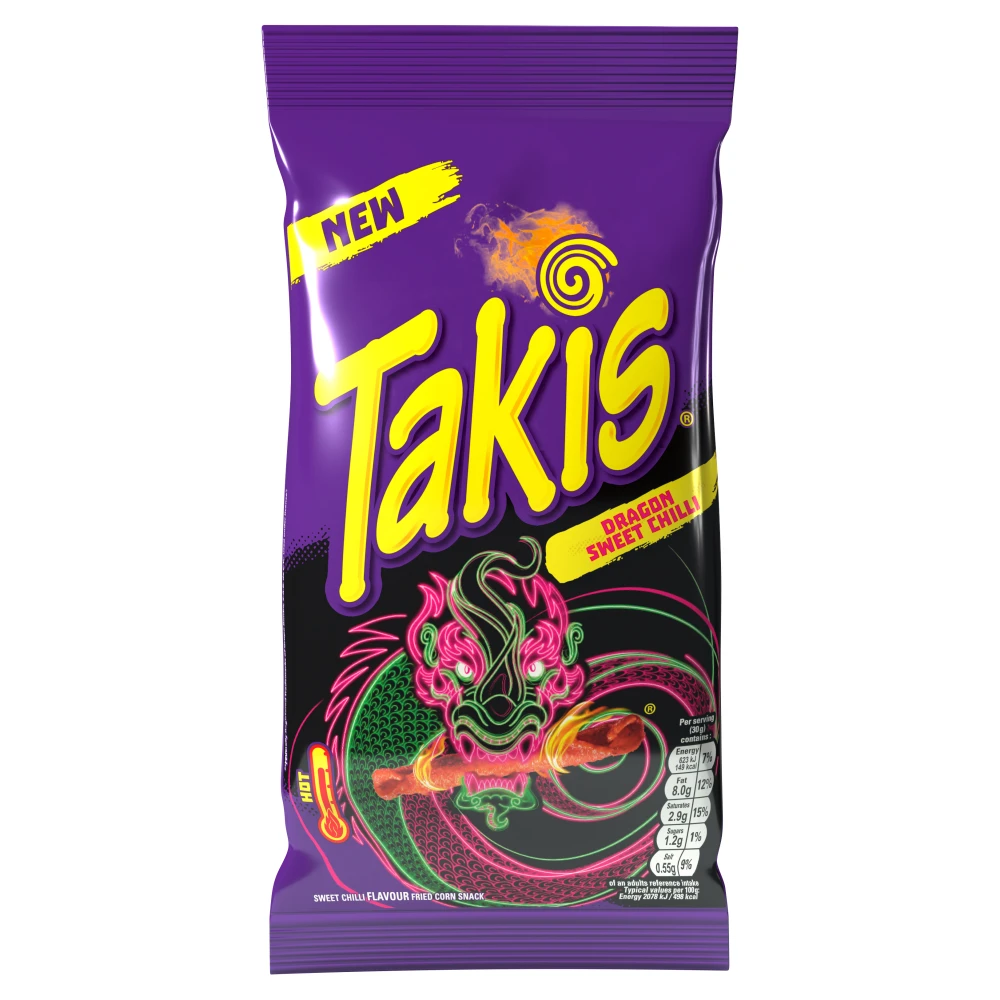 Takis Dragon Sweet Chilli 100g | Crisps & Dips | Joybuy