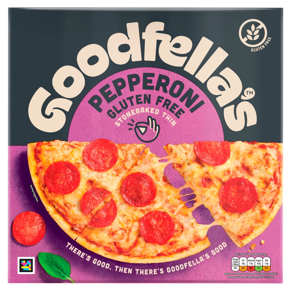 Goodfellas Gluten Free Pepperoni Pizza 317g | Frozen Pizza & Garlic ...