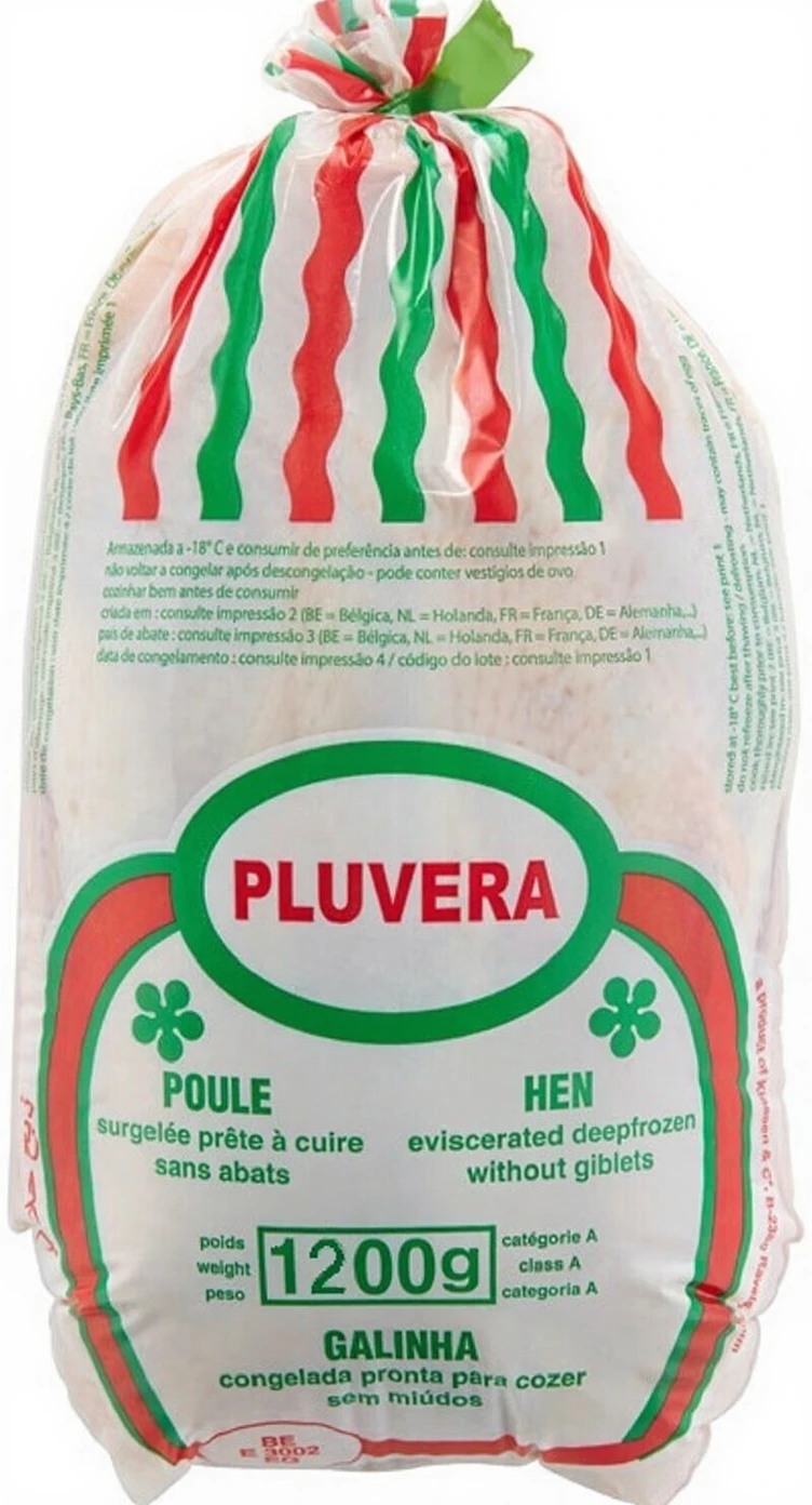Pluvera Starkes Huhn (Halal) 1,2kg | Tiefkühlfleisch & Geflügel | Joybuy