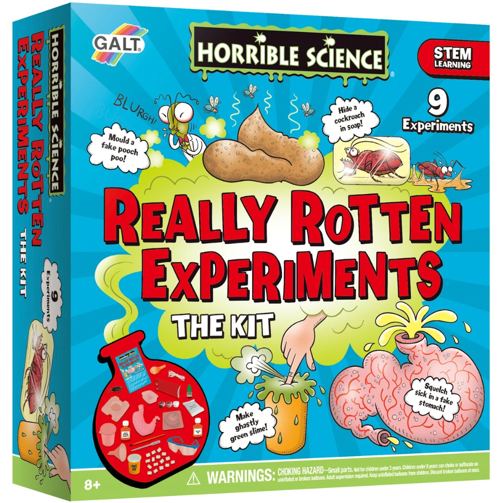 Galt Horrible Science Really Rotten Experiments Science Kit For Kids ...