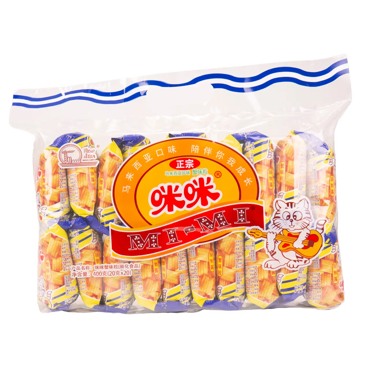 Mi-Mi Crab Flavoured Snacks 20g (Pack of 20) | Snacks & Nuts | Joybuy