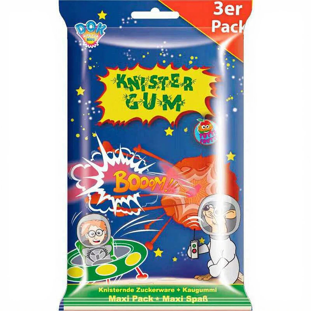 Knister Tutti Frutti Kaugummi 3 X 30 G | Kaugummi & Minzen | Joybuy
