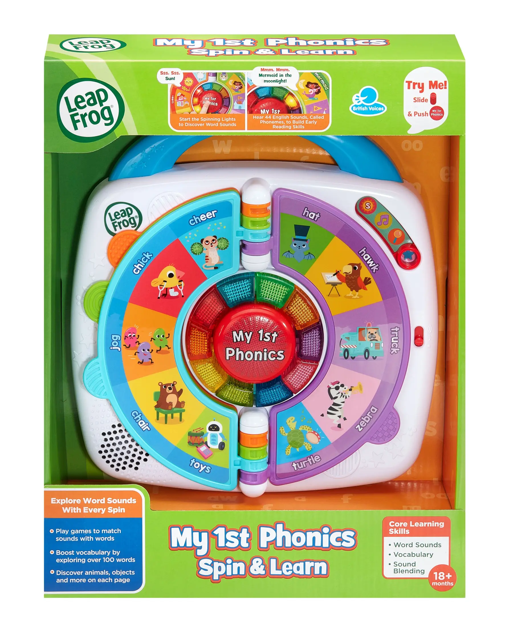 LeapFrog My 1st Phonics: Spin & Learn | Electronic Learning Toys | Joybuy