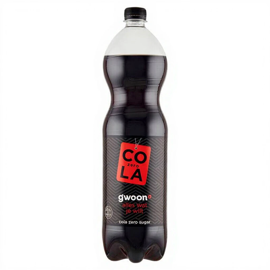 G'woon Cola Zero Soda - 1.5 L, Zero Sugar | Koolzuurhoudende ...