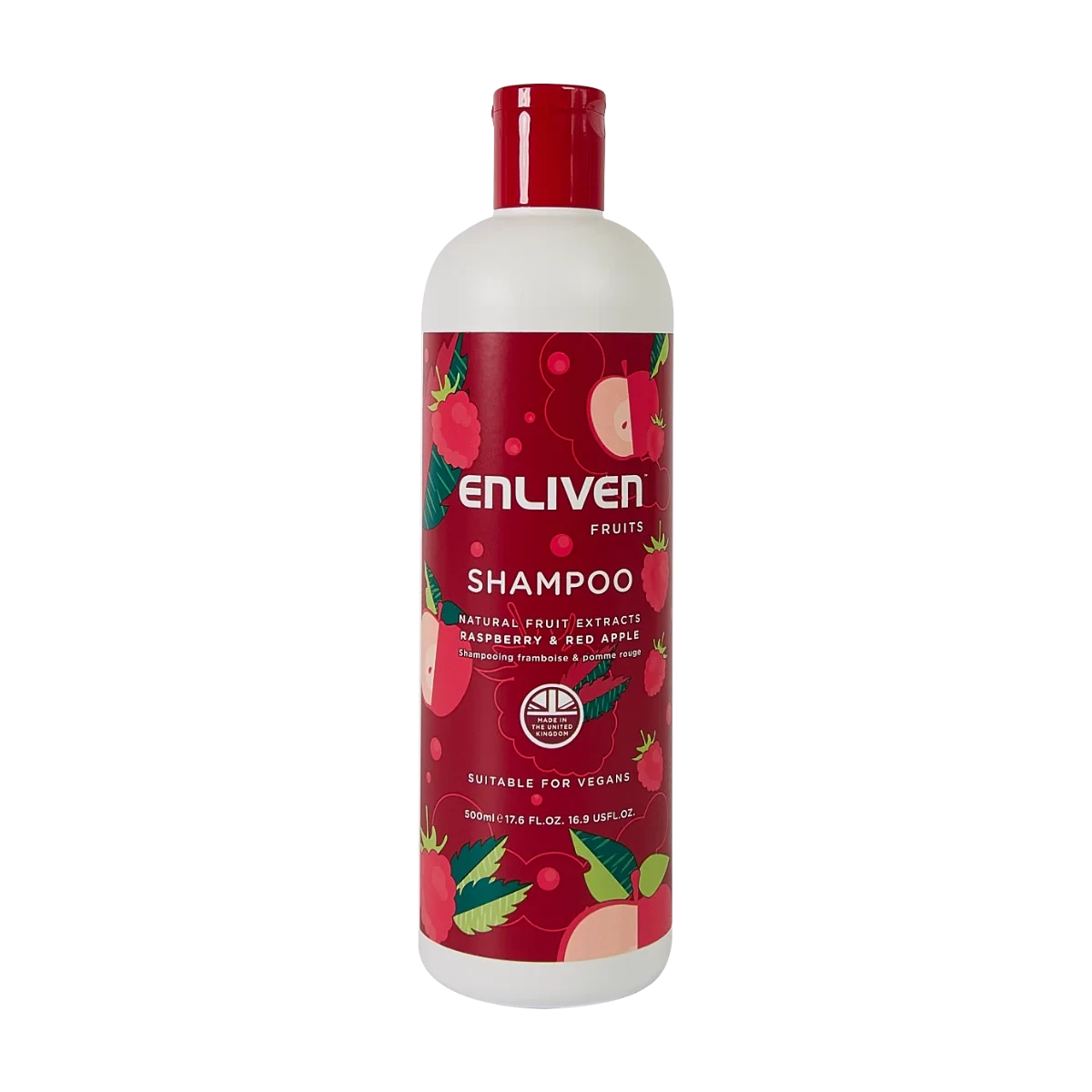 Enliven Naturals Shampoo Raspberry & Apple 500ml | Shampoo | Joybuy