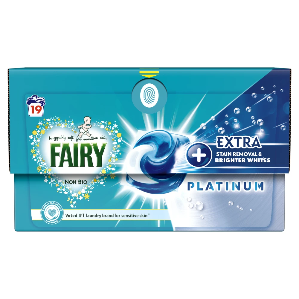 Fairy Platinum PODS, Washing Liquid Laundry Detergent Capsules, Non Bio ...