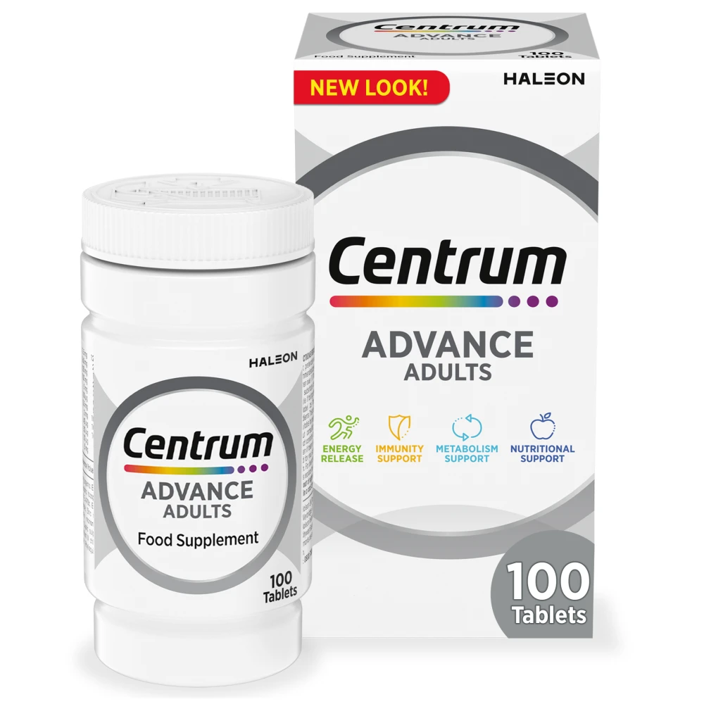 Centrum Advance Multivitamin Daily Wellness Support Tablets - 100 ...