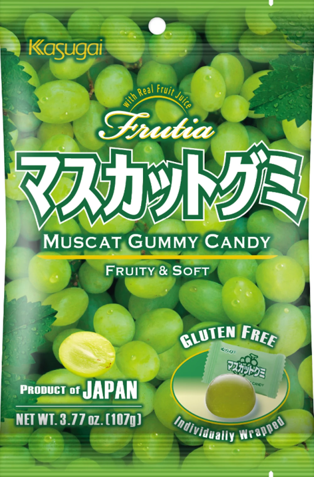 Kasugai Muscat Gummy 107g | Sweets | Joybuy