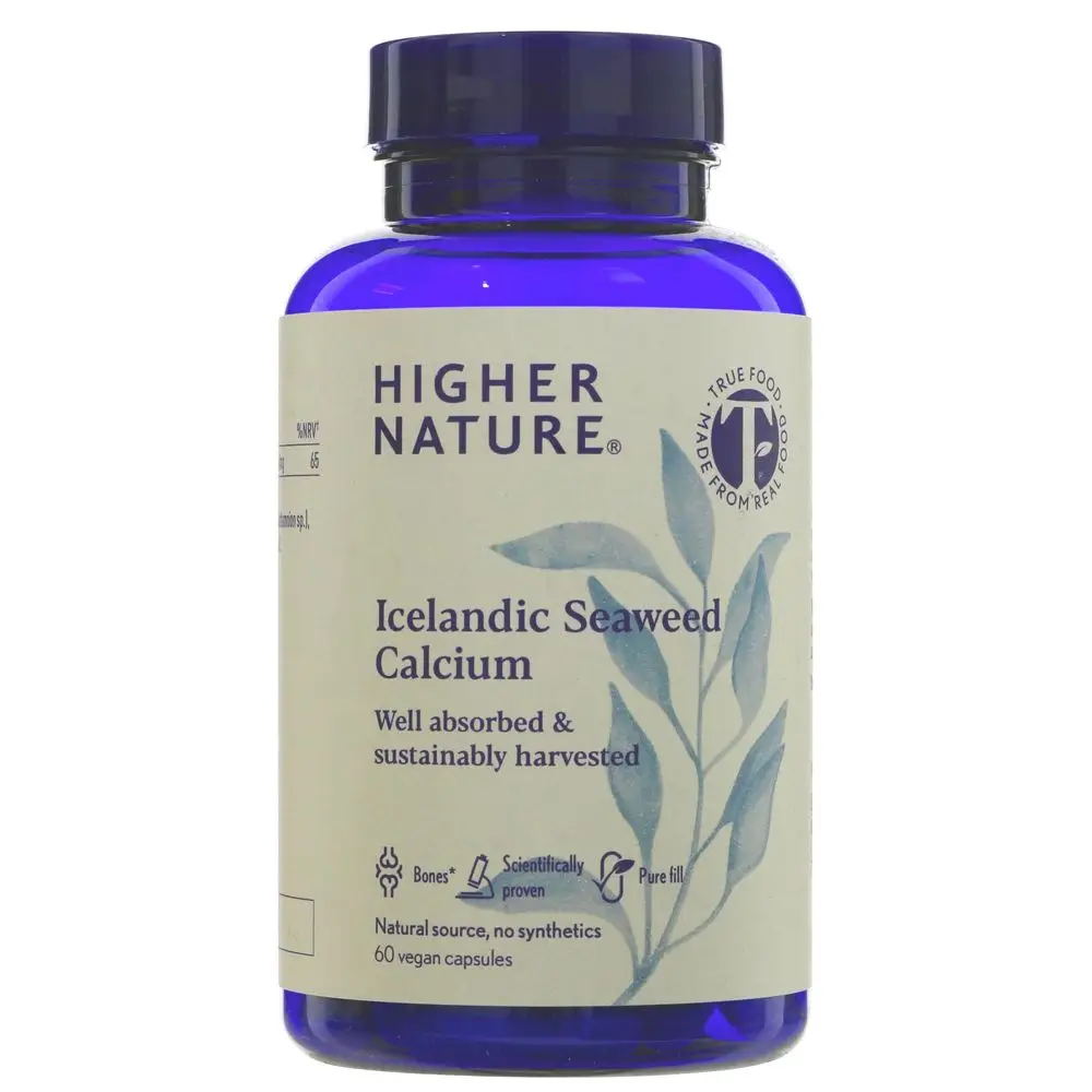 Higher Nature - Icelandic Seaweed Calcium - Maintenance Of Normal Bones ...