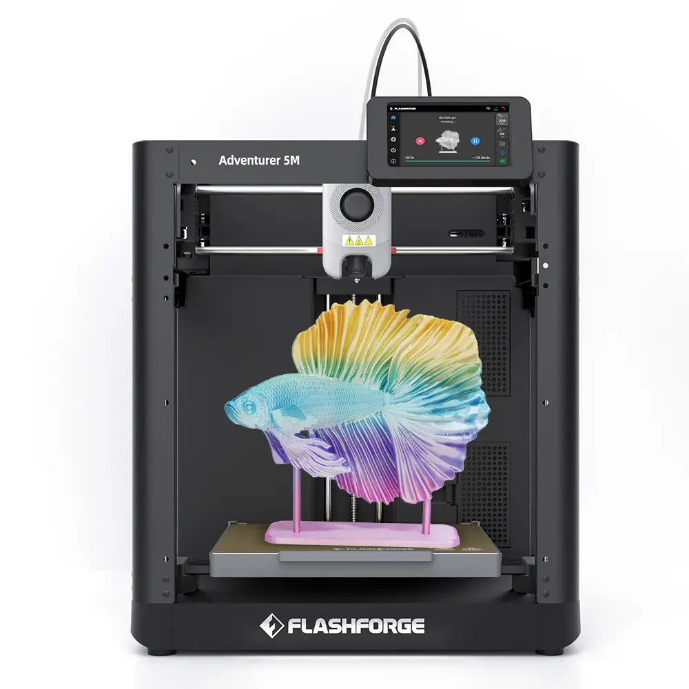FLASHFORGE Adventurer 5M 3D Printer, Max 600 mm/s High Speed Printing ...