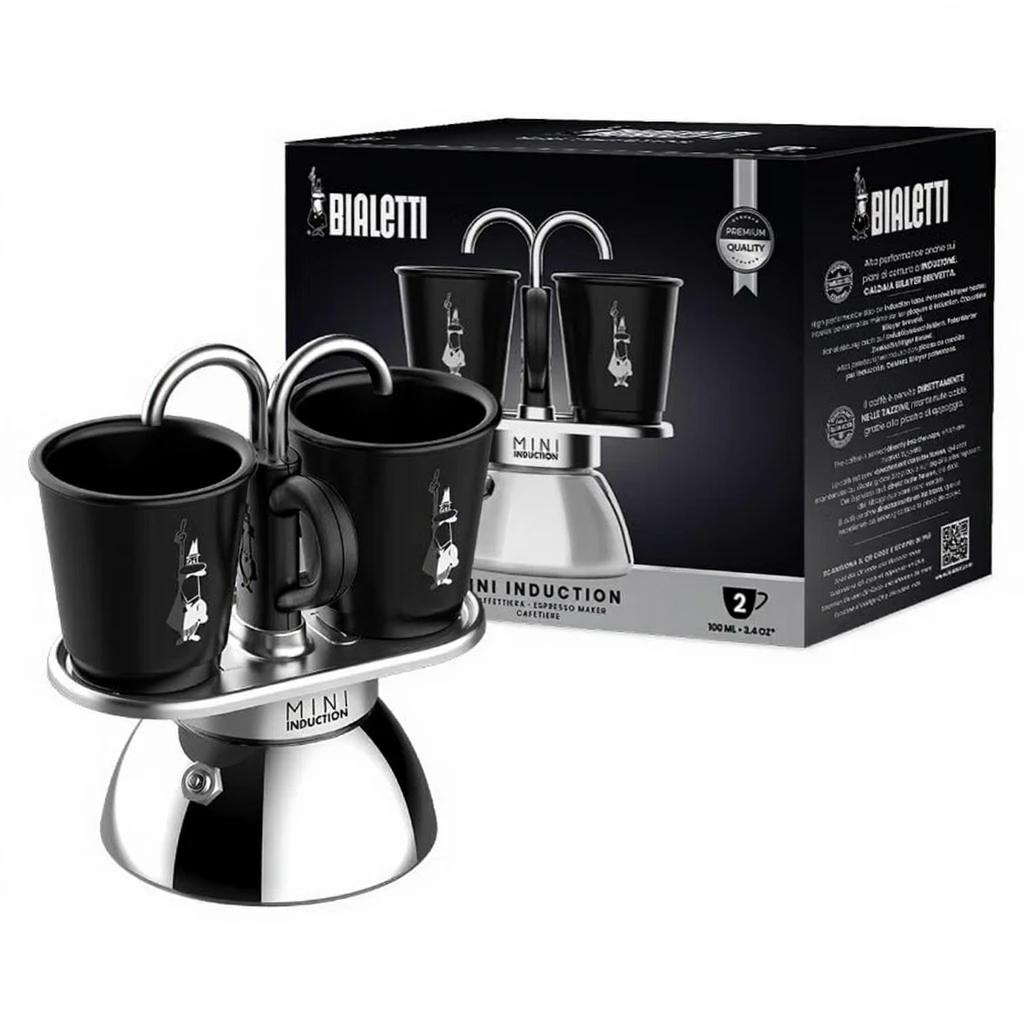 Bialetti Moka Express Mini Moka Kaffeekocher - Für Offene Flamme ...
