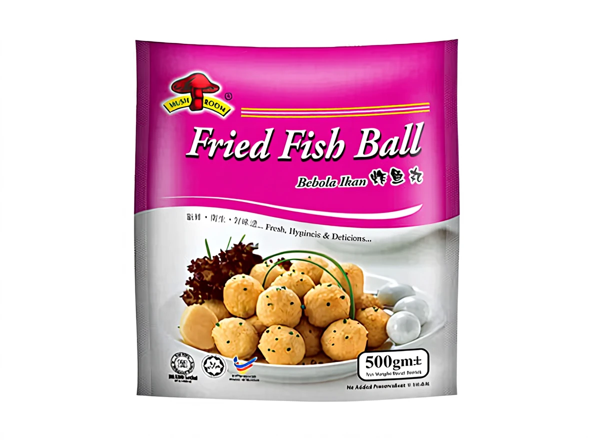 Mushroom Fried Fish Ball (small) 500g 蘑菇牌小炸鱼丸 500g | Frozen Ready Meals | Joybuy