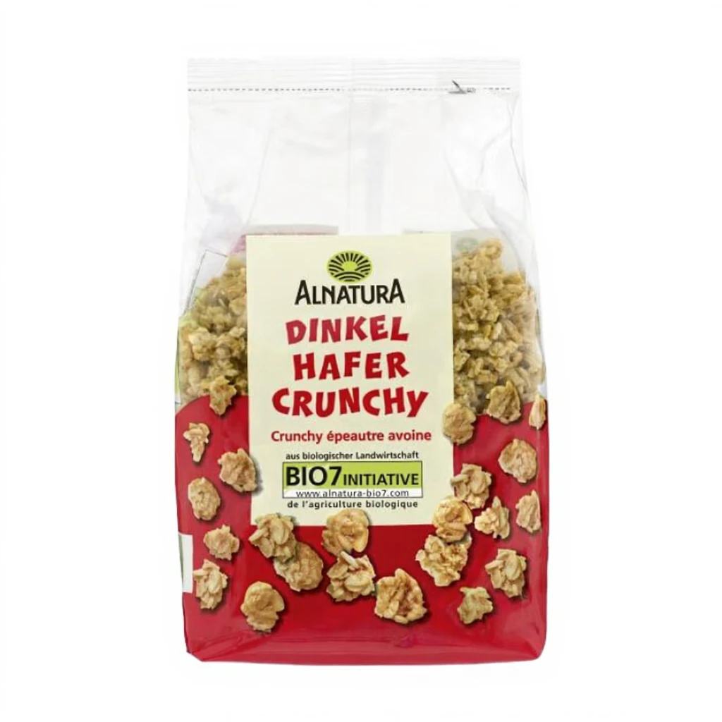 Alnatura Bio Dinkel-Hafer-Knusper mit Reissirup gesüßt 375 g ...