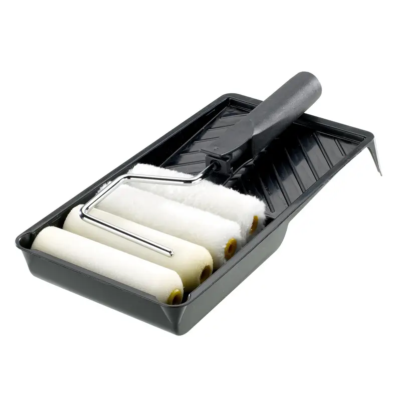 Stanley Roller Kit With 4 Sleeves 100mm (4in) | Painting Supplies ...