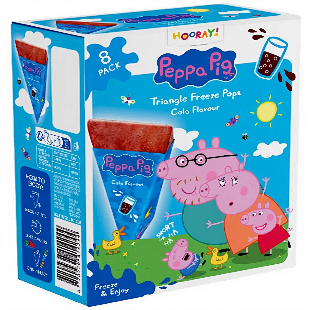 Peppa Pig Triangle Pops Cola 8x62 ml | IJsblokjes & ijs | Joybuy