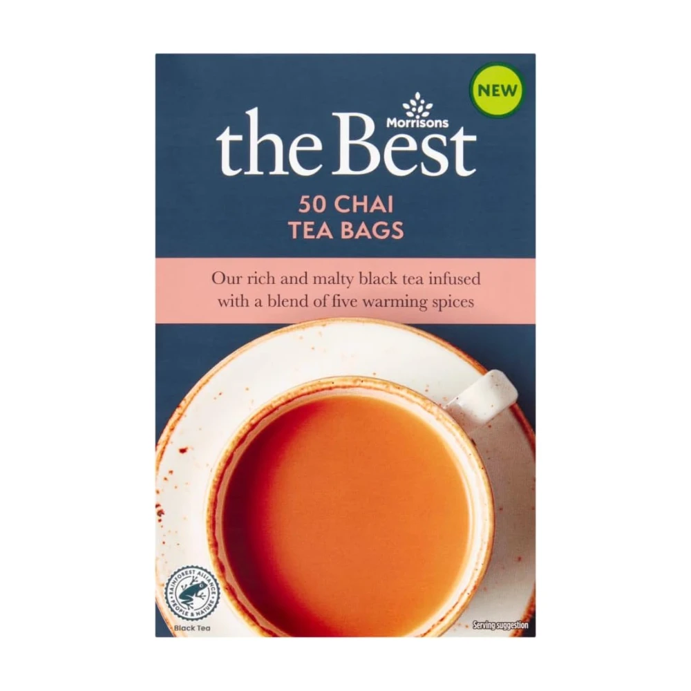 Morrisons The Best Chai 50 Tea Bags 100g | Tea | Joybuy