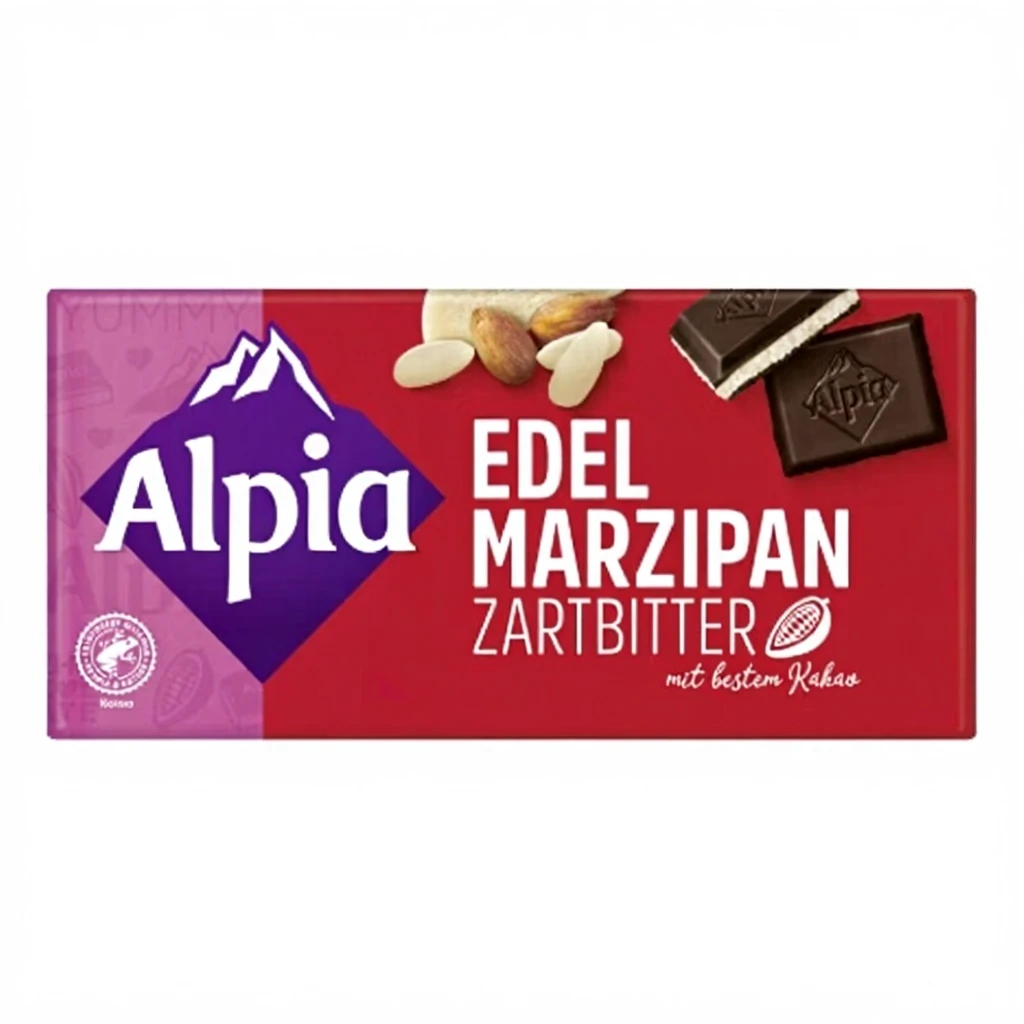 Alpia Schokolade Edel Marzipan Zartbitter 100 g | Schokolade | Joybuy