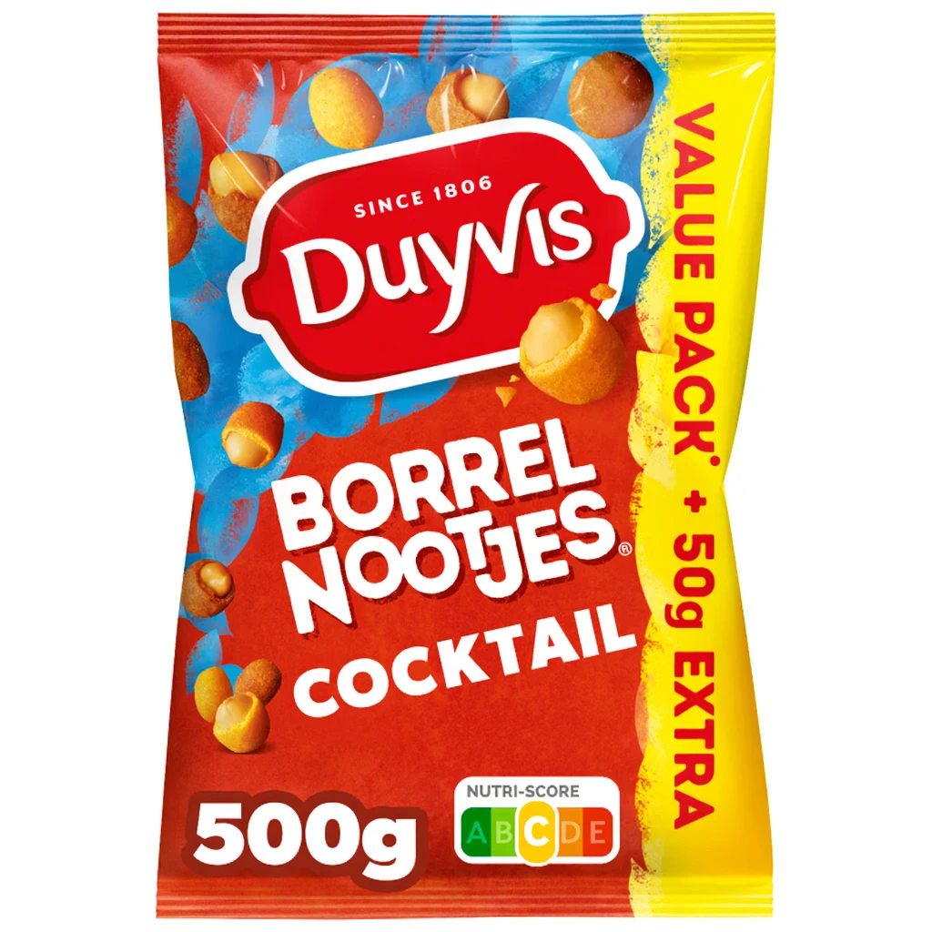 Duyvis Cocktailnoten - 500 g | Snacks & noten | Joybuy