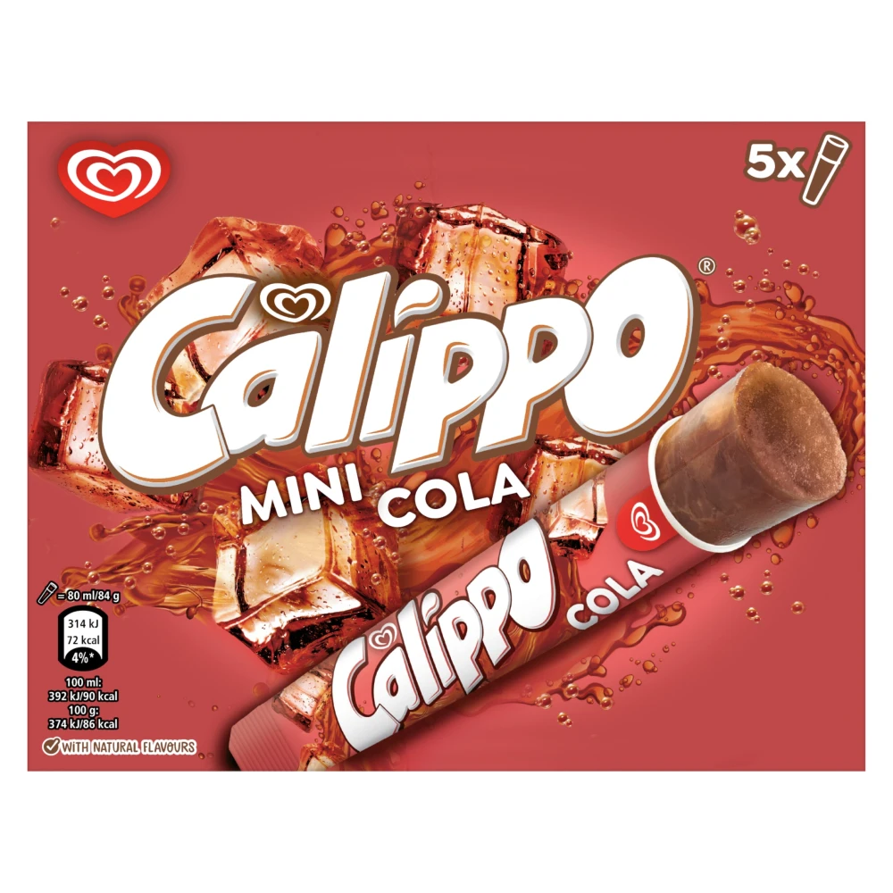 Wall's Calippo Ice Lolly Mini Cola 5x 80 ml | Ice & Ice Cream | Joybuy