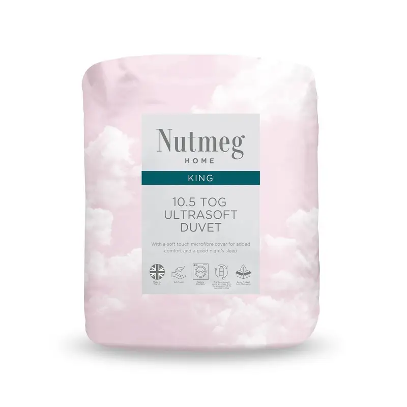 Nutmeg Home Duvet Ultrasoft 10.5 Tog King Size | Pillows & Duvets | Joybuy