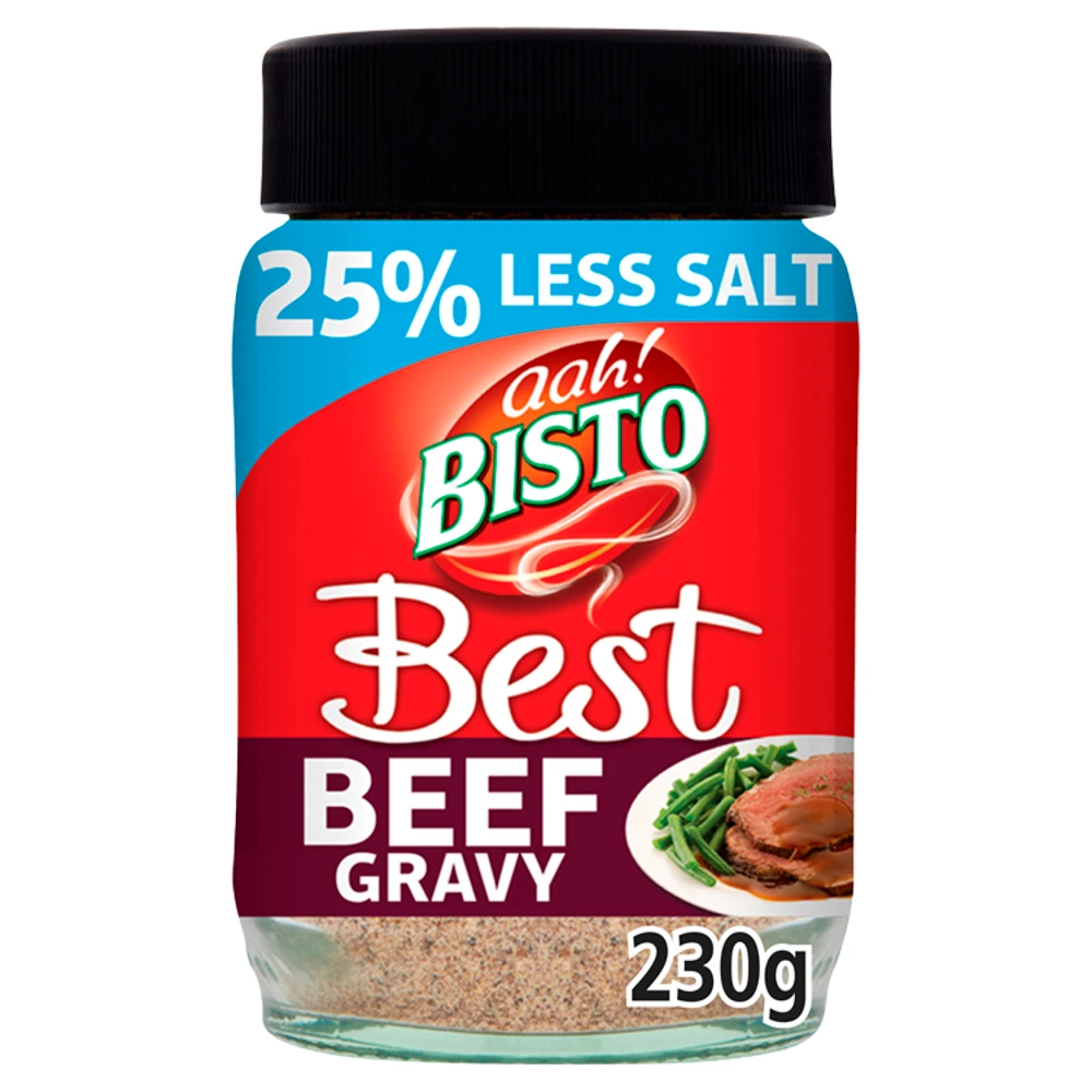 Bisto Best Reduced Salt Beef Gravy Granules 230g | Cooking Ingredients ...