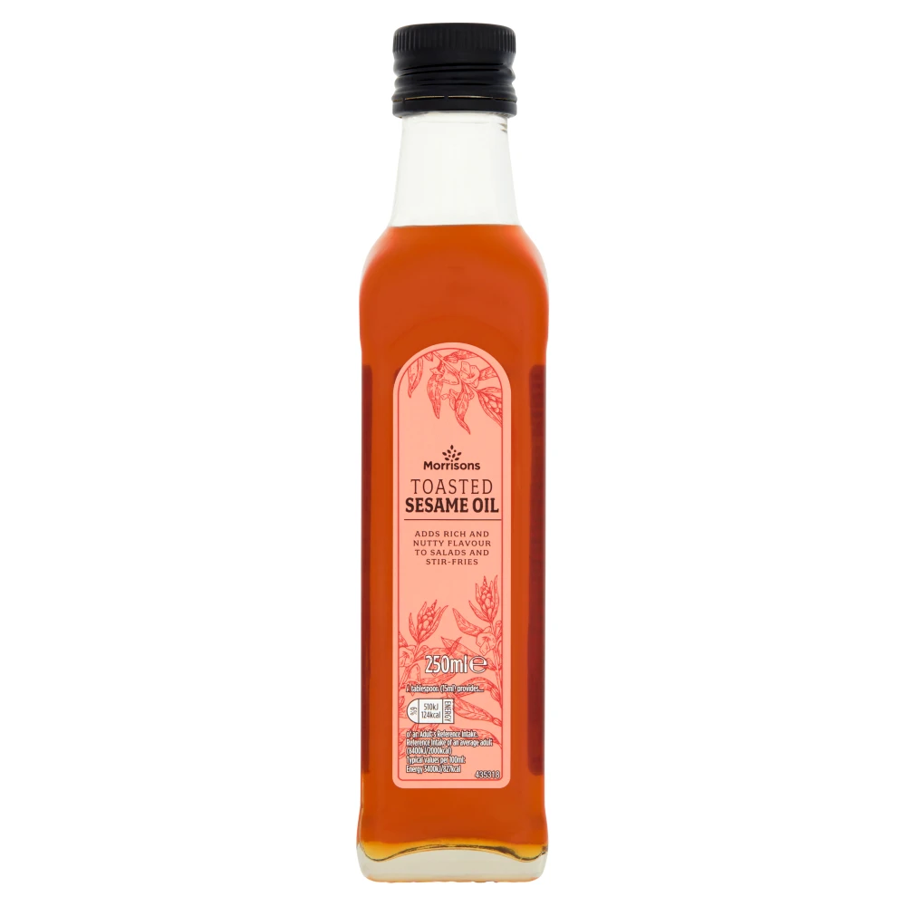 Morrisons Toasted Sesame Oil 250ml | Cooking Ingredients | Joybuy