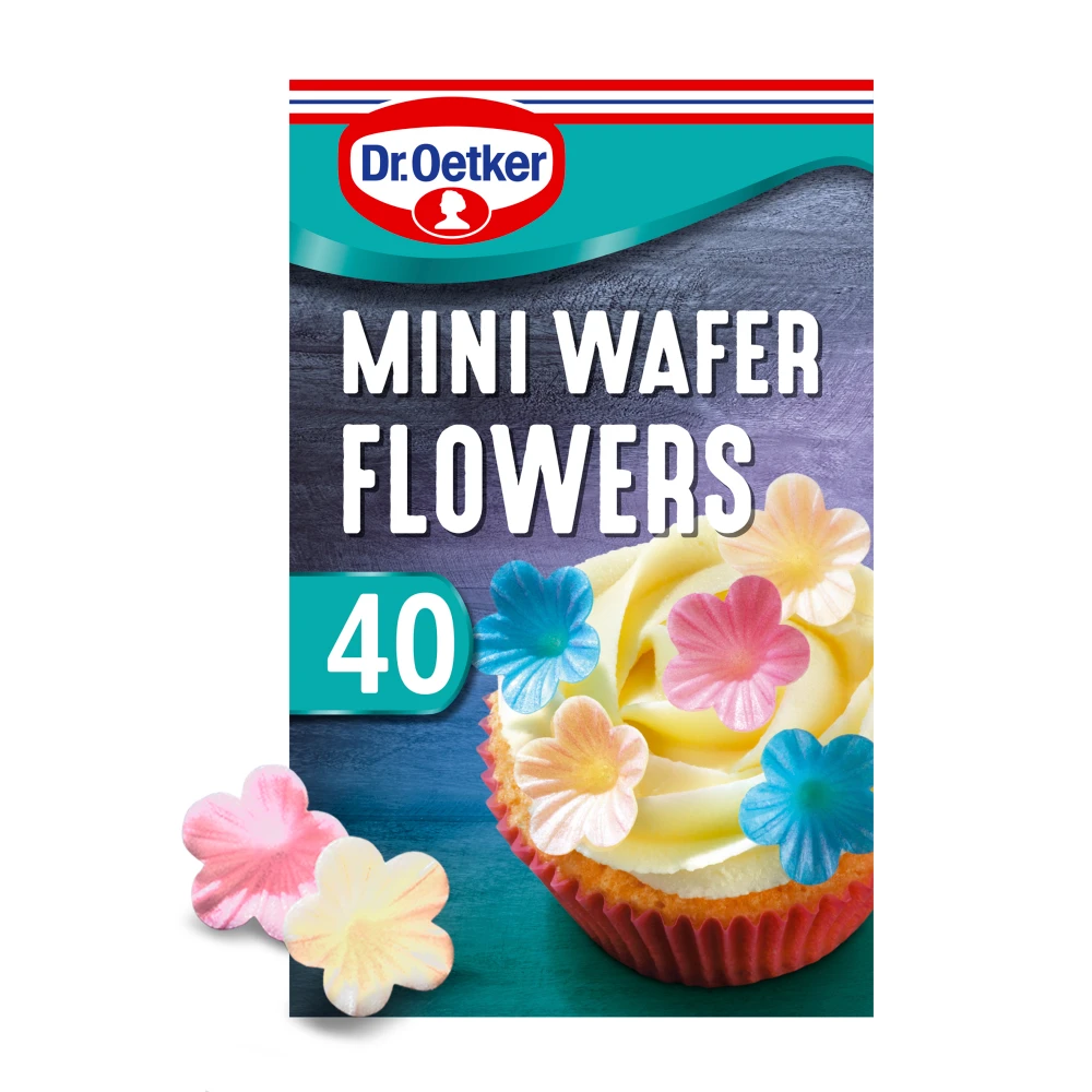 Dr. Oetker Mini Wafer Flowers 40 Pack | Home Baking & Sugar | Joybuy