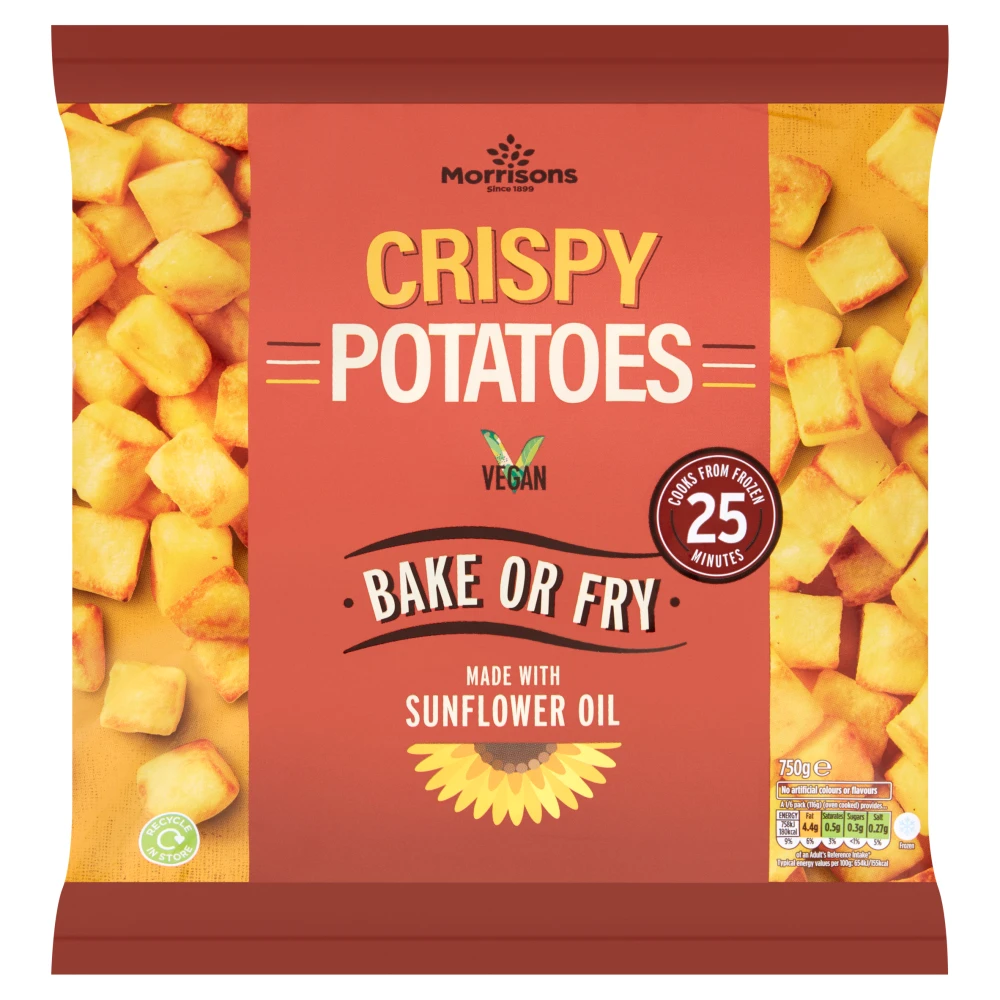 Morrisons Potato Bites 750g | Frozen Chips & Potatoes | Joybuy