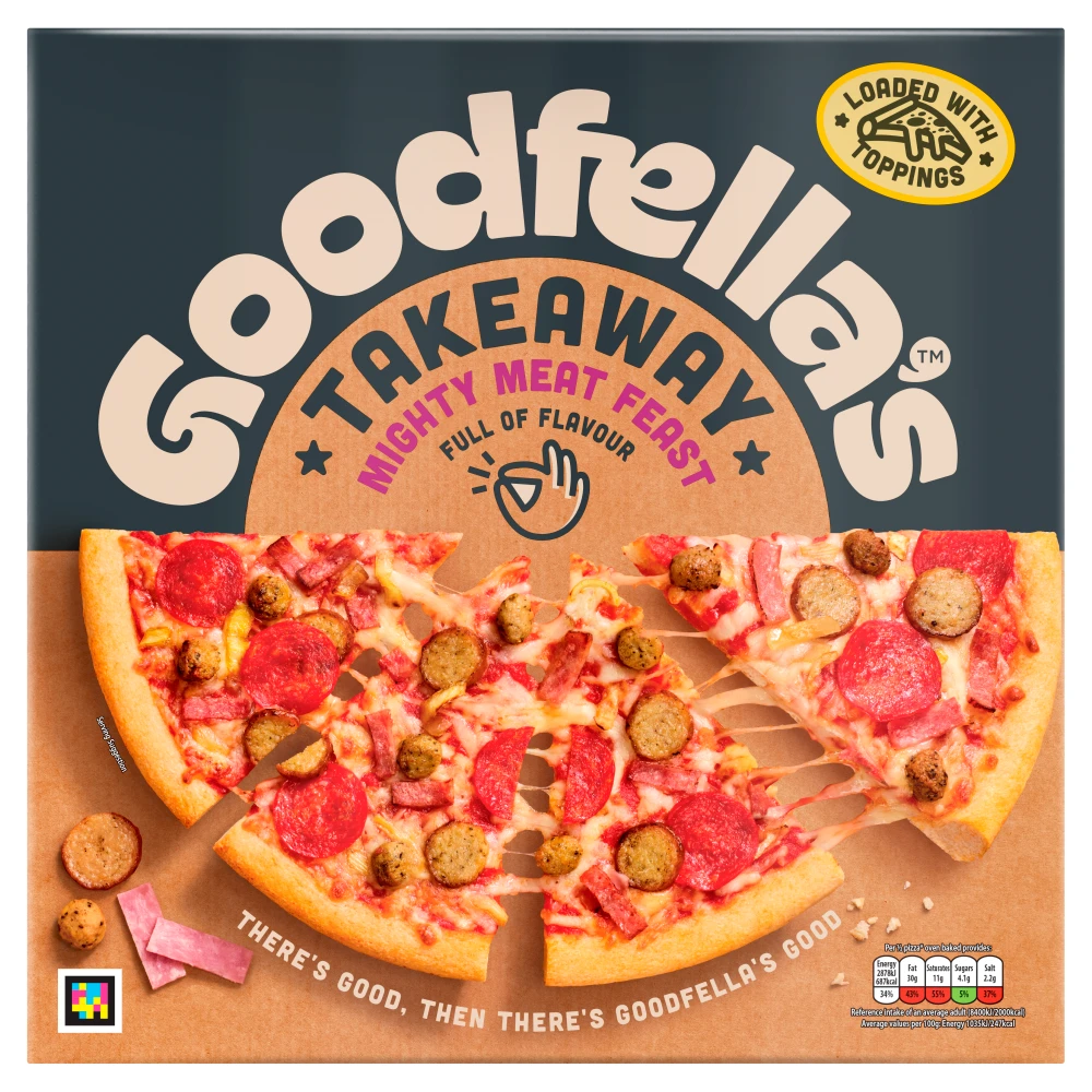 Goodfella's Takeaway Mighty Meat Feast 570g | Frozen Pizza & Garlic ...