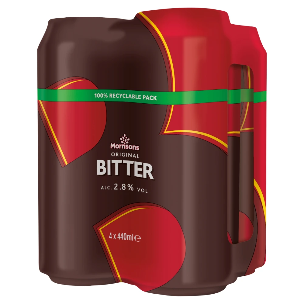 Morrisons Original Bitter 4 X 440ml | Beer | Joybuy