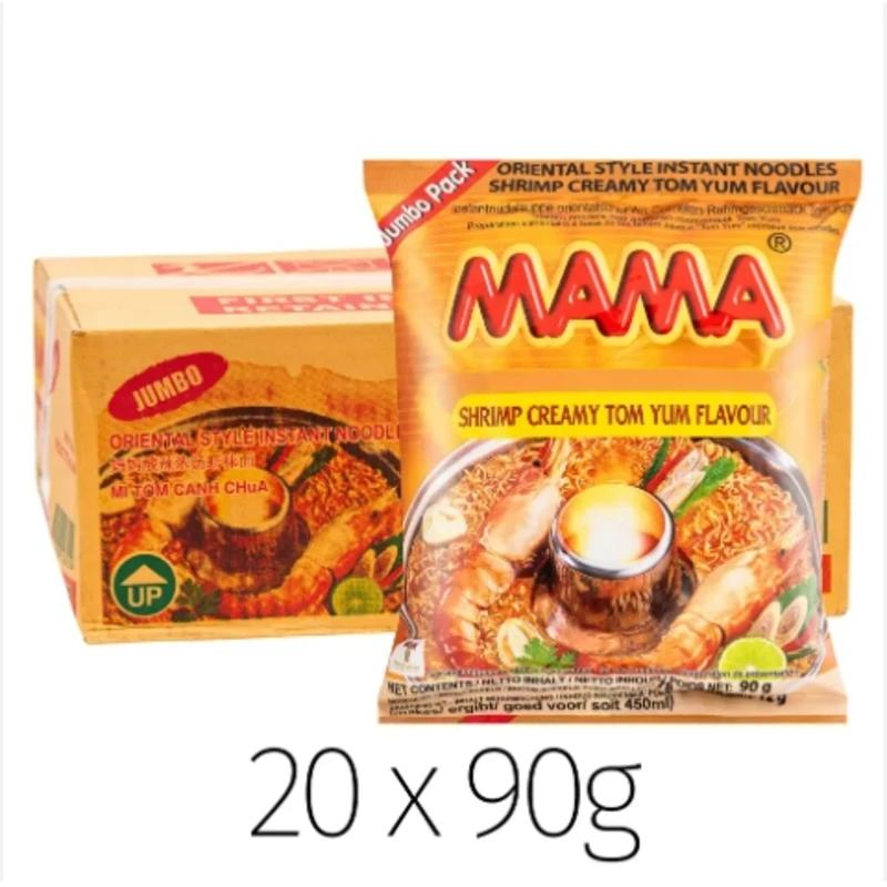 Mama Instant-nudeln Cremige Garnelen Tom Yum 20 X 90g 1 Box Tom Yum ...
