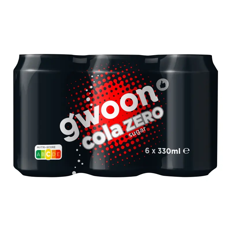 G'woon Cola Zero - 6 x 330 ml | Koolzuurhoudende frisdranken | Joybuy