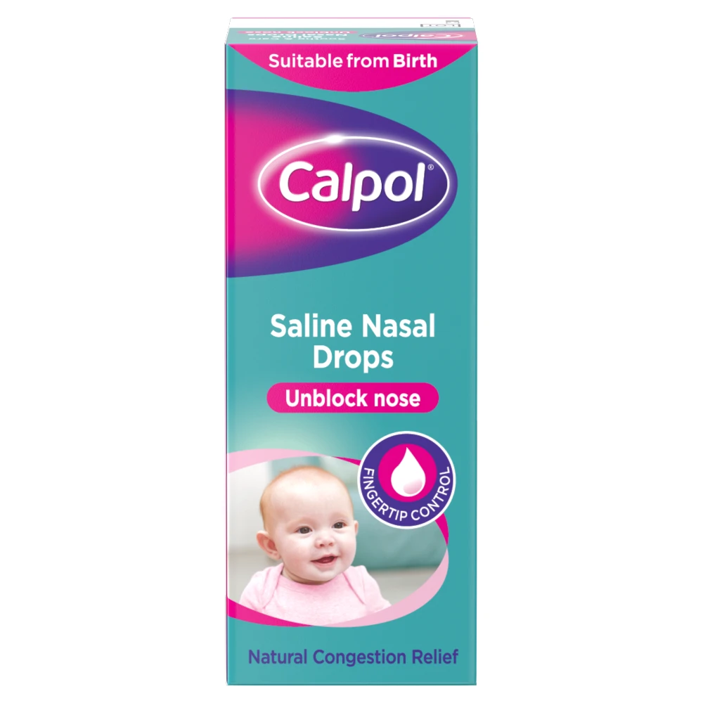 Calpol Saline Nasal Drops | Decongestant | Joybuy