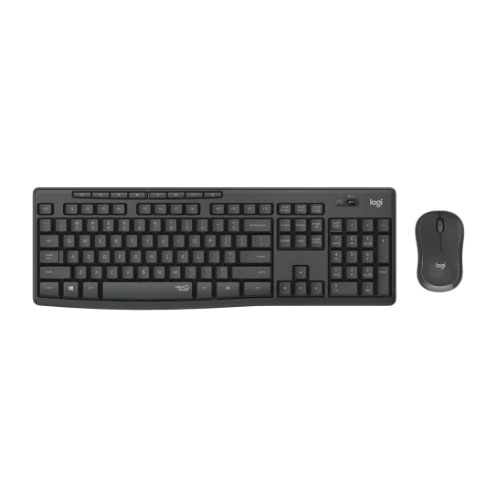 Logitech Combo – Wireless Silenttouch Keyboard & Mouse Set – Black (hk ...